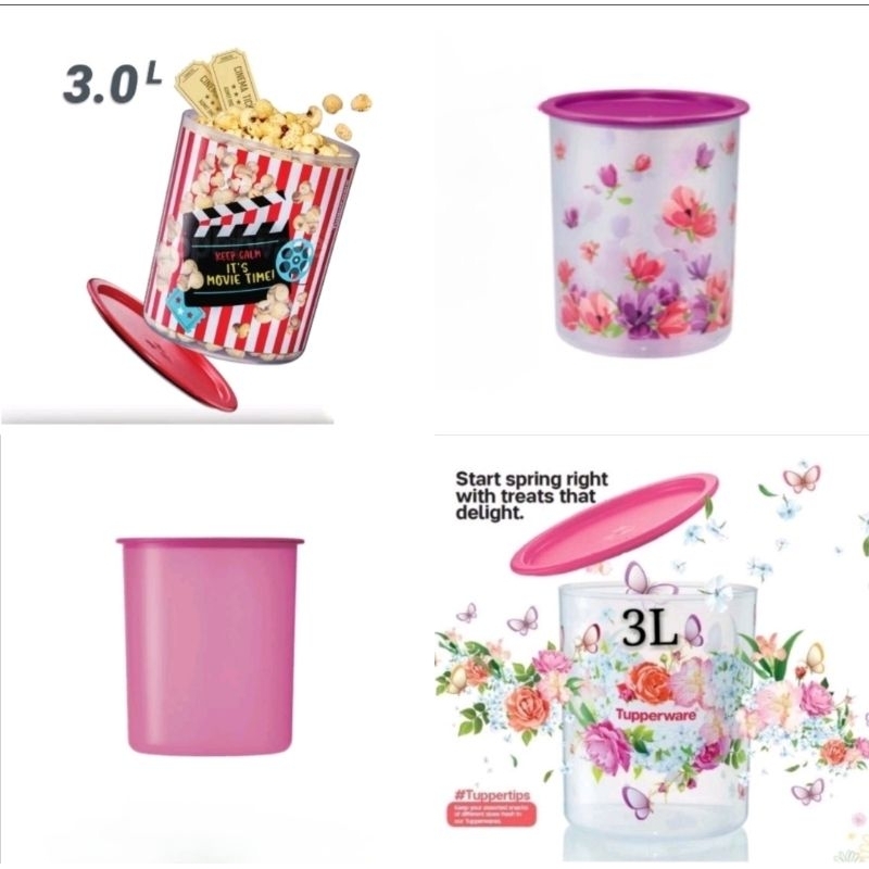 💖💖 Tupperware Garden Bloom / Spring Garden / Movie One Touch 3L ...
