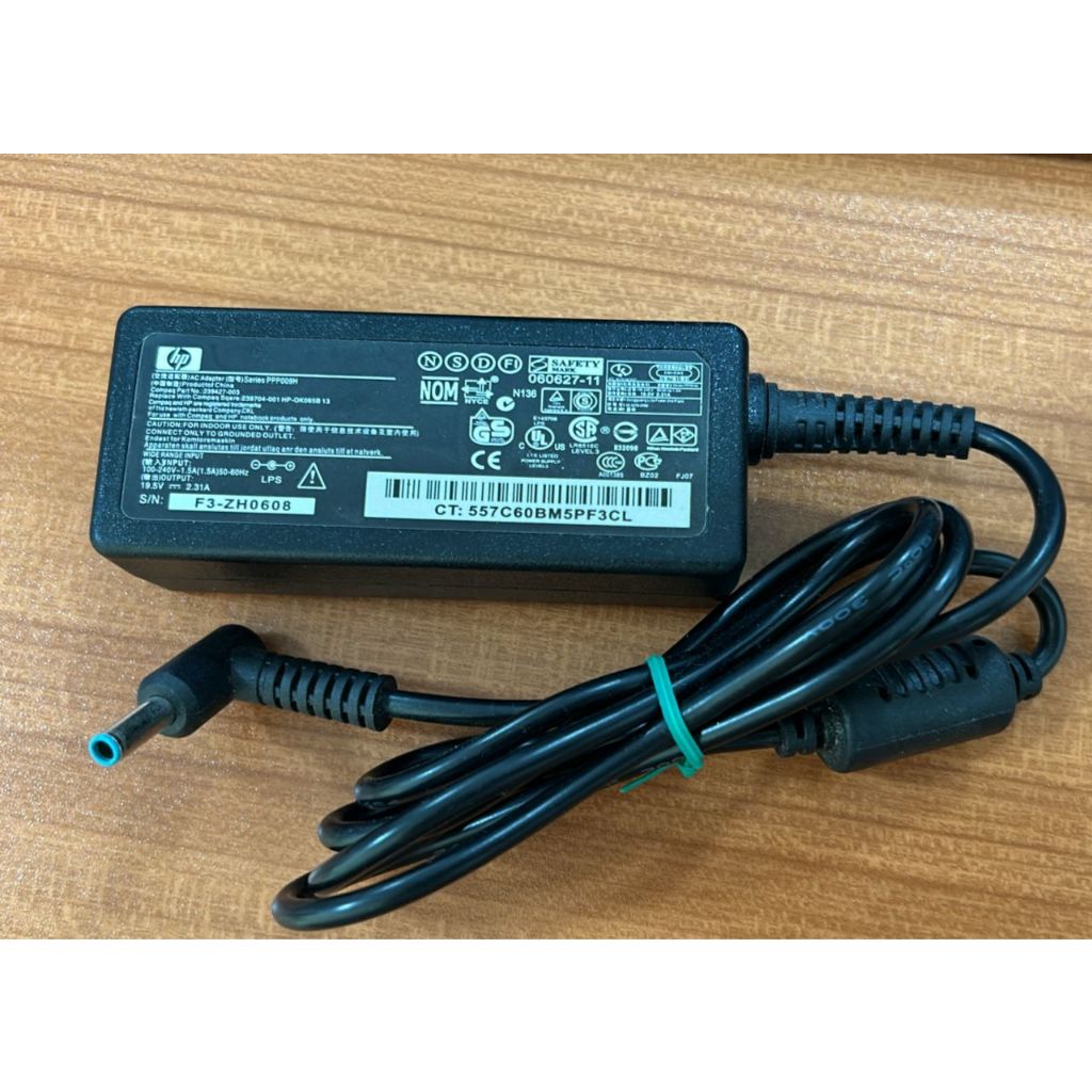 HP ORIGINAL GENUINE PPP009H 65W NOTEBOOK AC POWER ADAPTER CHARGER (18 ...