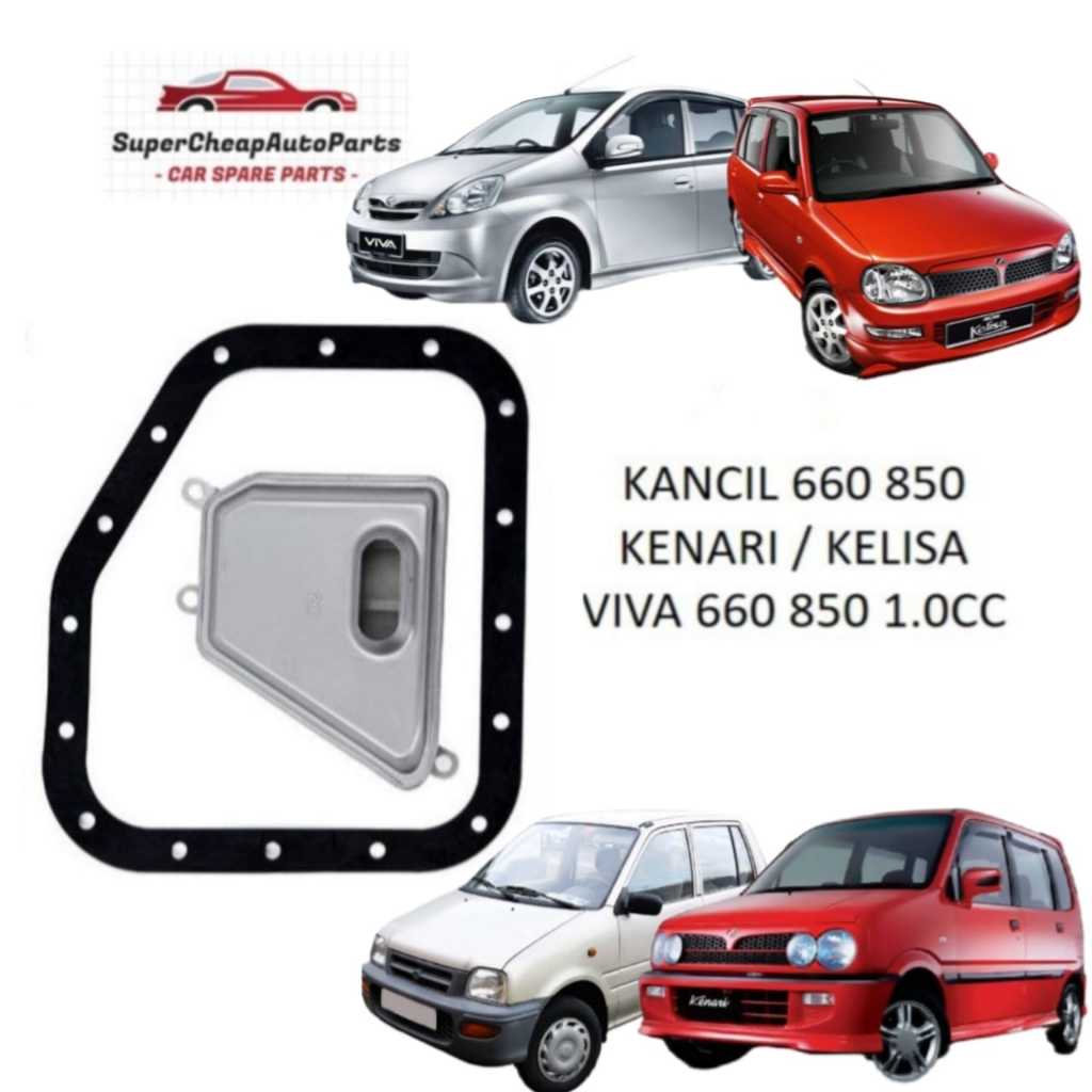 PERODUA KANCIL KENARI KELISA VIVA AUTO FILTER WITH GASKET 35303-87206 ...