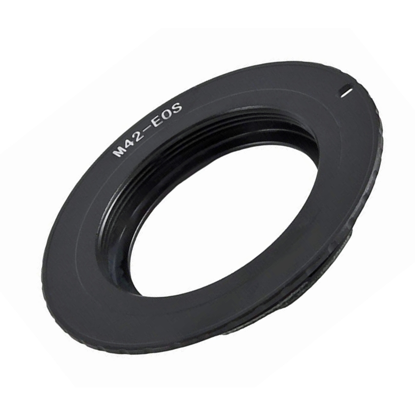 Camera body Lens Mount Adapter M42 - EOS Manual Focus with Electronic ...