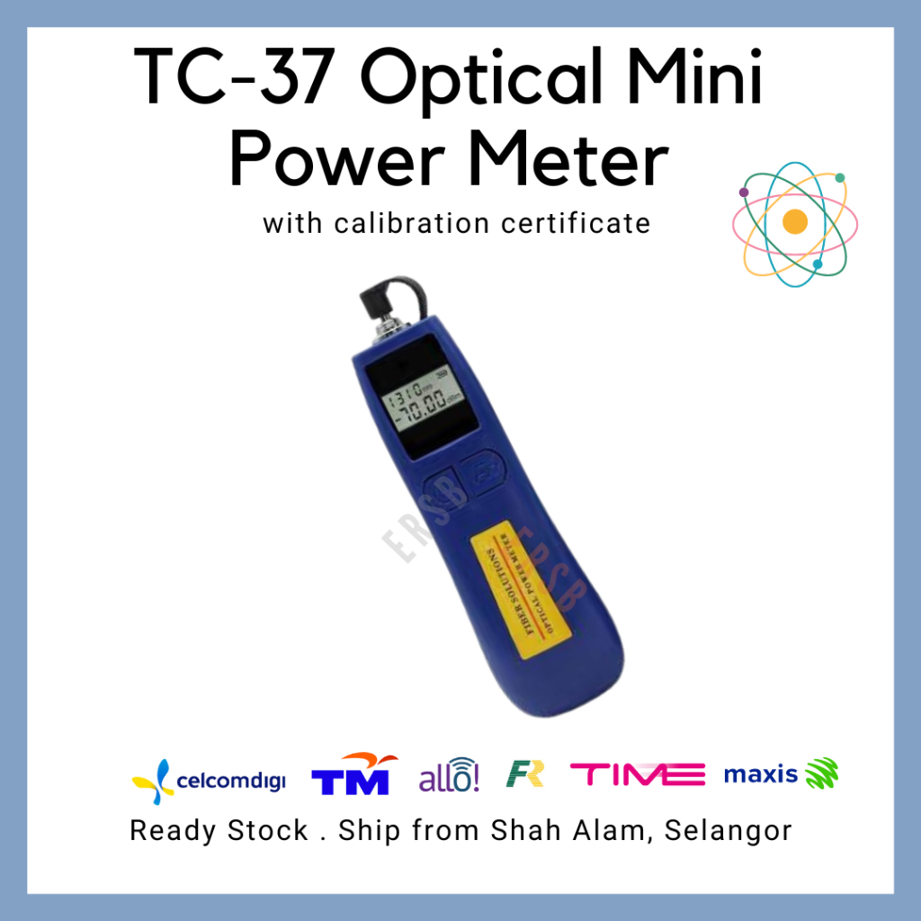 Optical Power Meter TC-37A Mini with calibration certificate | Shopee ...