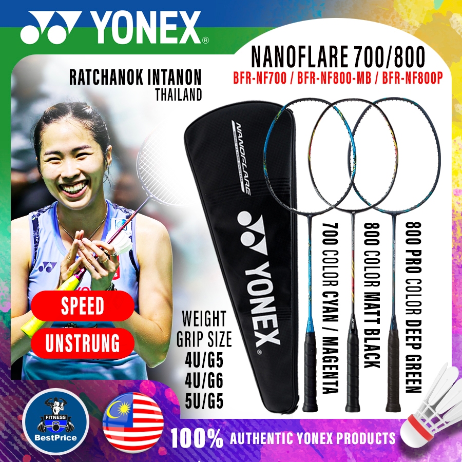 BPA Original Yonex Nanoflare 700 / 800 Pro Badminton Racket Racquet Frame (Unstrung) 4U/G5 20 ...
