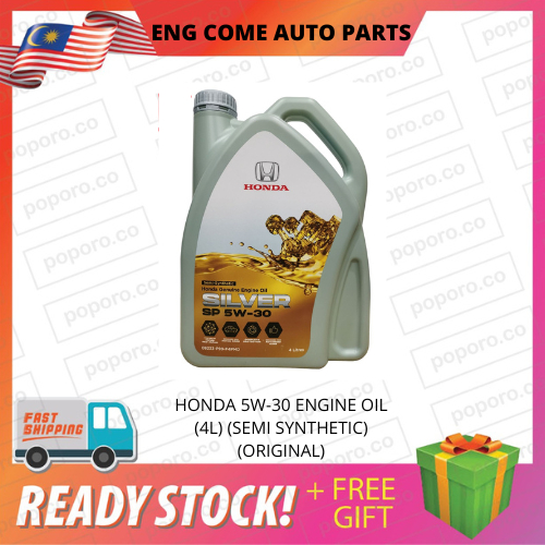HONDA 5W-30 ENGINE OIL (4L) (SEMI SYNTHETIC) (ORIGINAL) | Shopee Malaysia