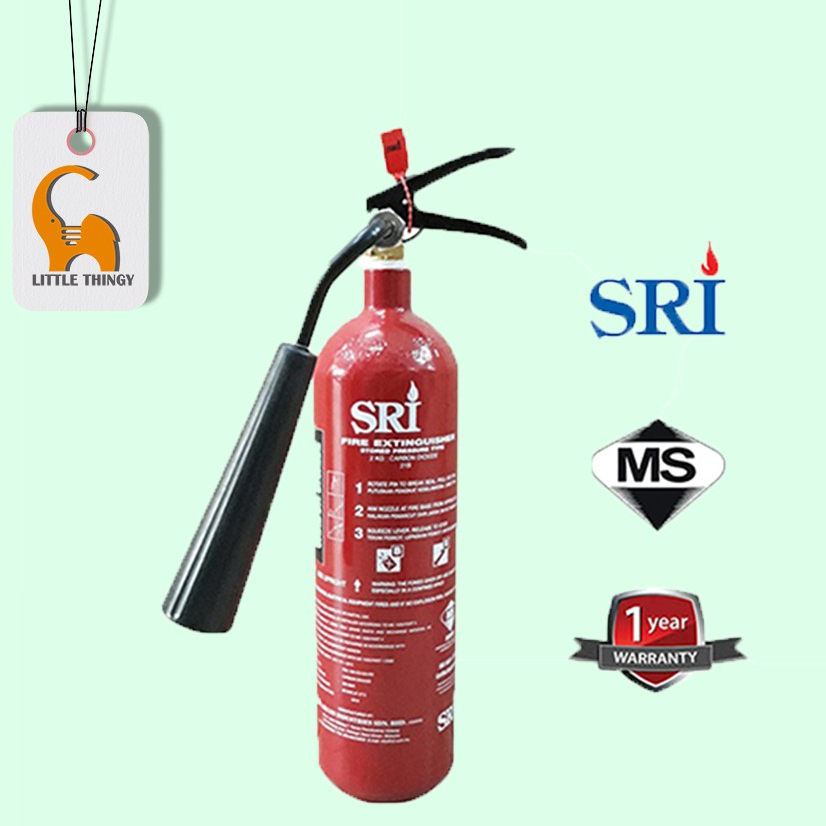 2kg CO2 SRI Flammart Fire Extinguisher Sirim Production For Electrical ...