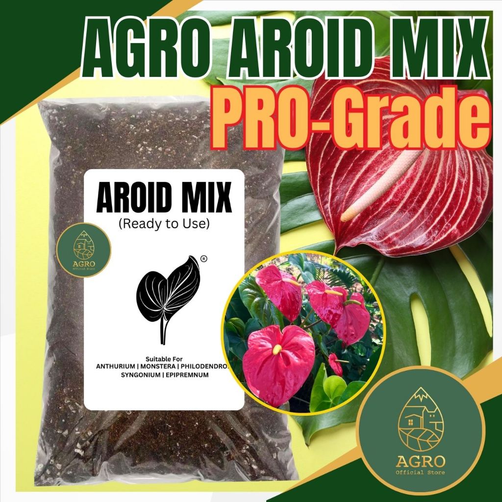 Agro Aroid Soil Mix 7L PRO Grade Especially For Anthurium Monstera ...