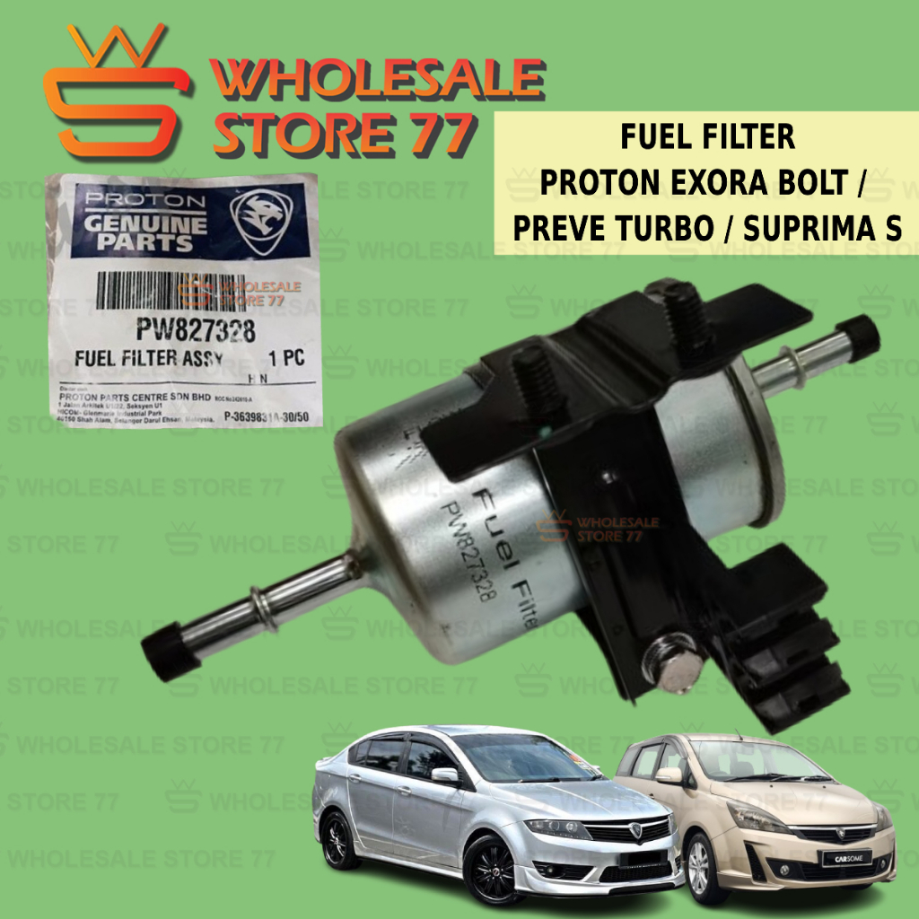 ORIGINAL & WARRANTY | PART PROTON FUEL FILTER WITH BRACKET PROTON EXORA ...