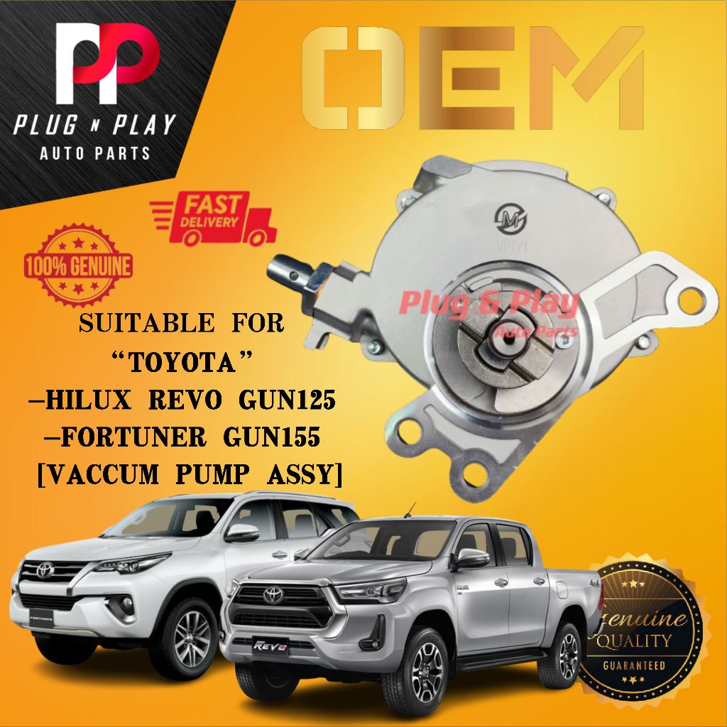 TOYOTA HILUX REVO GUN125 / FORTUNER GUN155 OEM VACCUM PUMP ASSY READY ...