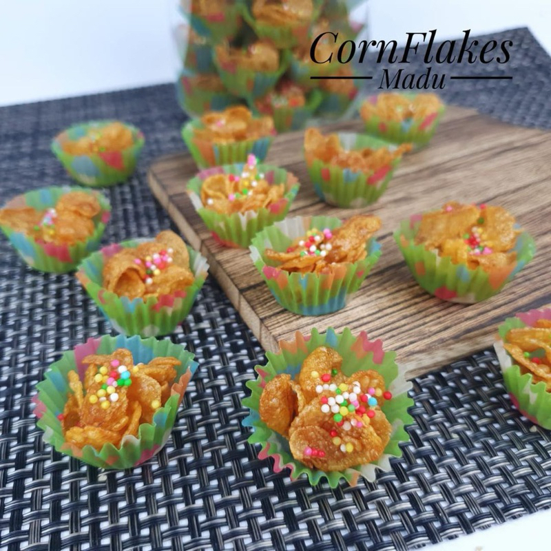 BISKUT RAYA HOMEMADE CORNFLAKES MADU [ READY STOCK ] | Shopee Malaysia