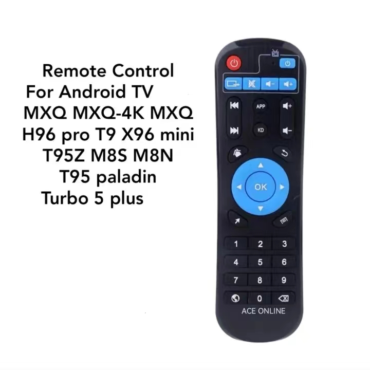 Remote Control For Android TV MXQ MXQ-4K MXQ H96 pro T9 X96 mini T95Z ...