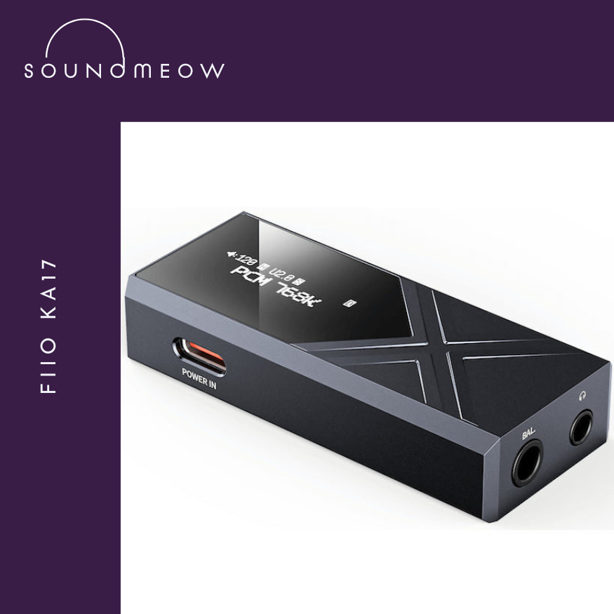 Fiio KA17 Portable DAC and Headphone Amplifier - Dual ES9069Q DAC PCM ...