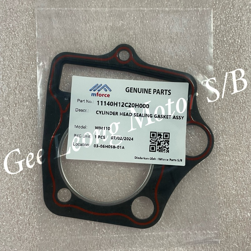 WMOTO WM110/ SM SPORT 110E N2 Gasket Cylinder Head OE | Shopee Malaysia