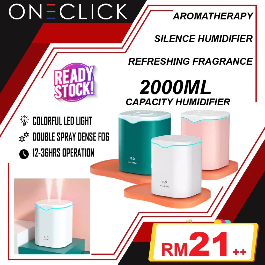 Latest Model 2-Litre Air Humidifier aroma diffuser air purifier ...