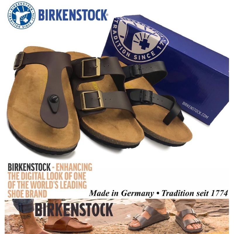 Birken Stock Unisex Regular Fit High Quality Sandals / Sandals Lelaki ...
