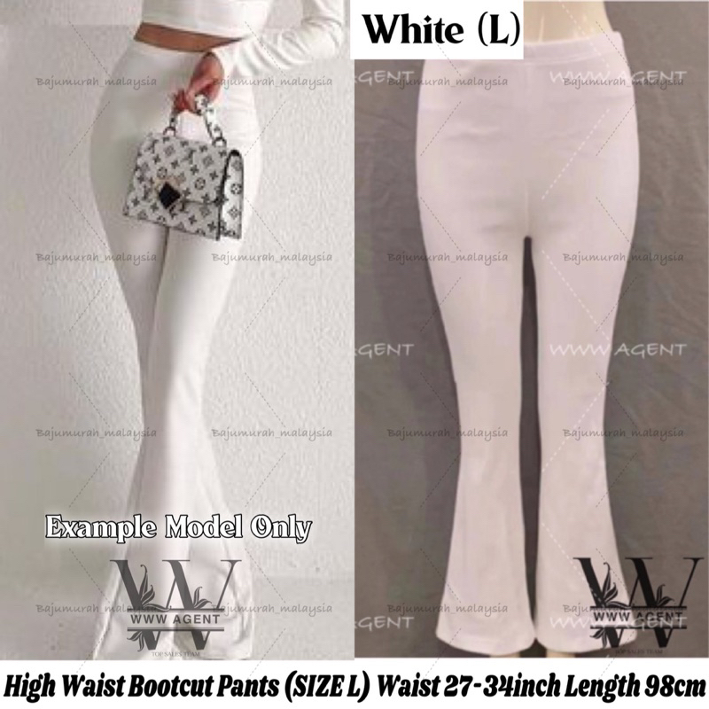 New Design🔥Women High Waist Bootcut Pants Flare Wide Leg Trousers Bell ...