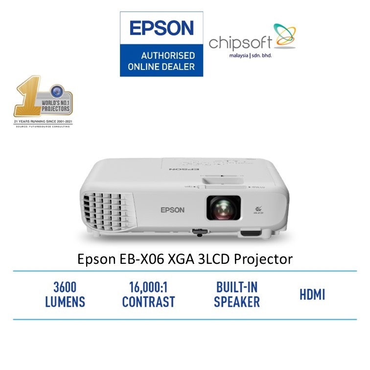 Epson EB-X06 XGA 3LCD Projector | Shopee Malaysia