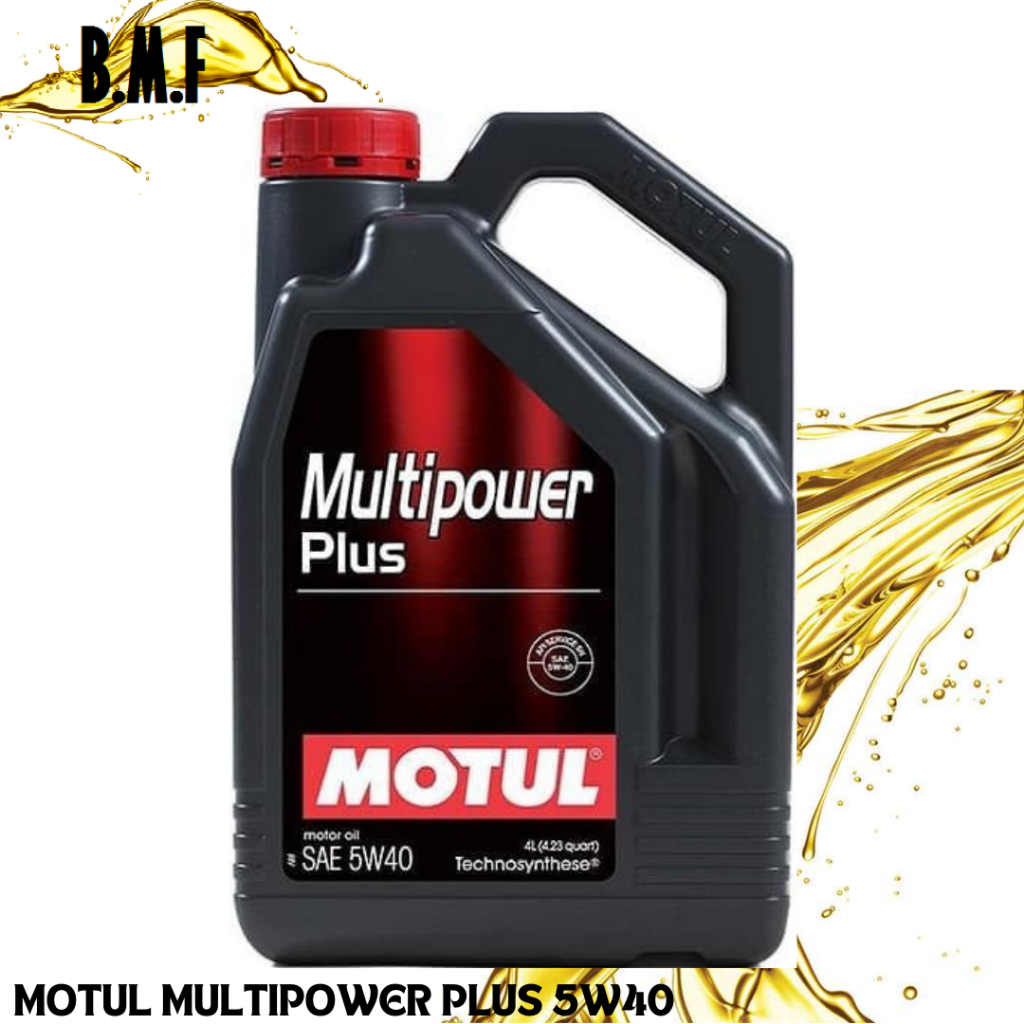 MOTUL Multipower Plus 5W40 / Technosynthese SP Engine Oil / 4L | Shopee ...