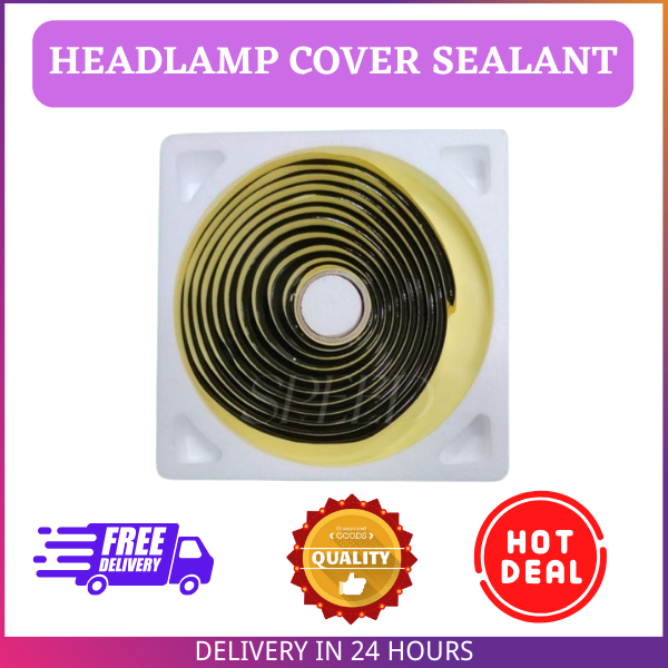 HEADLAMP COVER SEALANT / HEADLAMP GUM (BLACK) | Shopee Malaysia