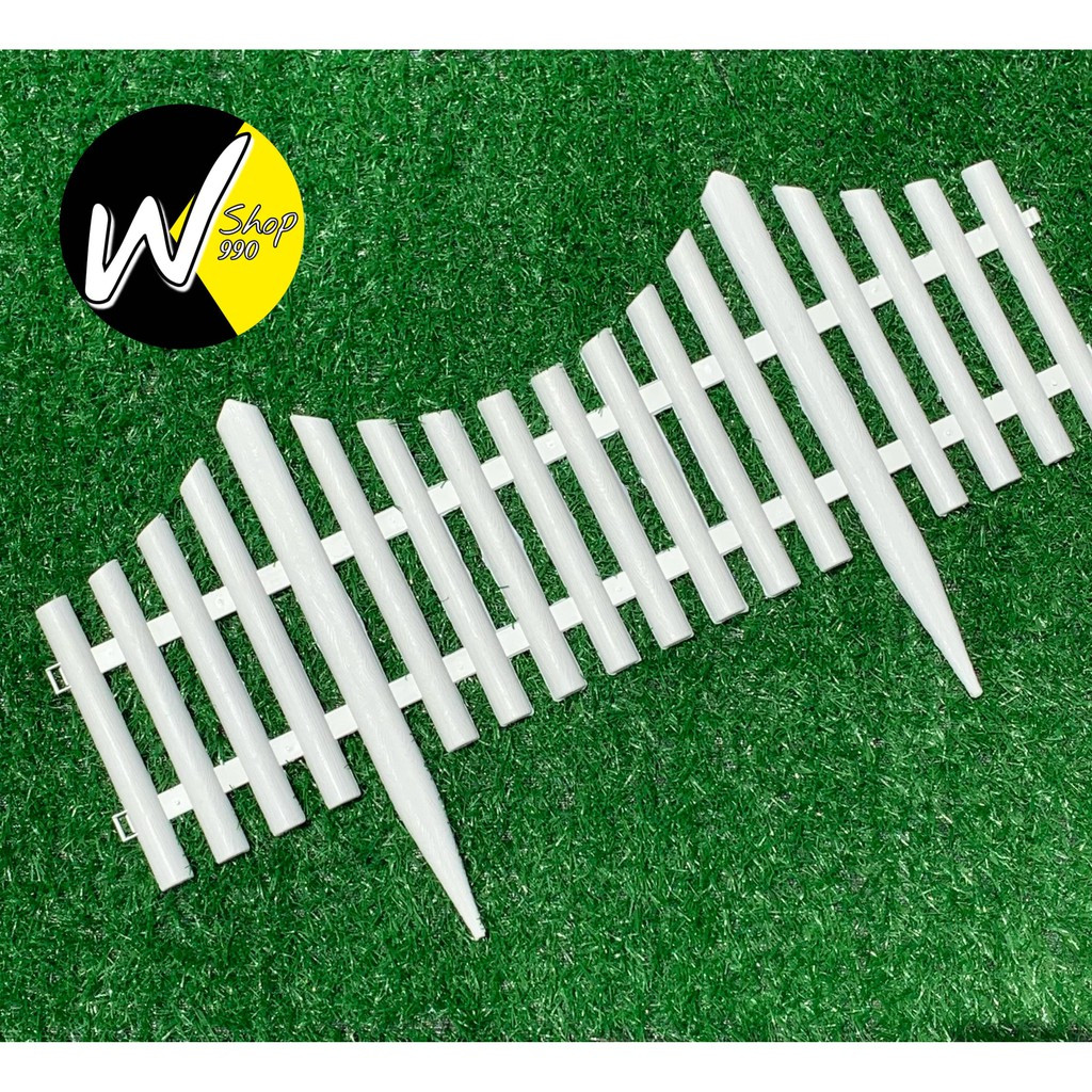 Ready Stock Pagar Hiasan Plastik Putih/White Plastic Garden Fencing ...