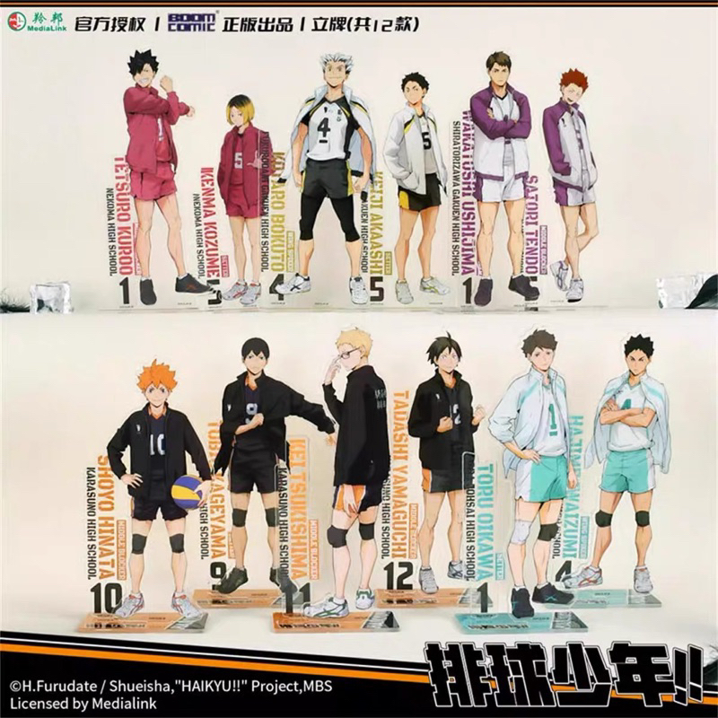 Haikyu Haikyuu official standee acrylic Tobio Kageyama Shoyo Hinata ...
