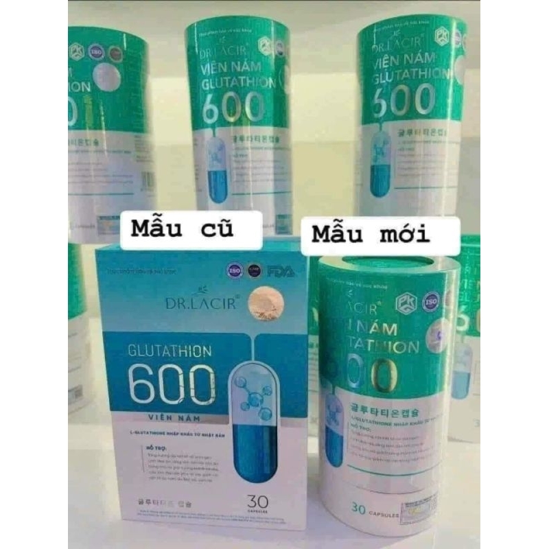 Viên uống trắng da Glutathione 600 DrLacir (30 viên) | Shopee Malaysia
