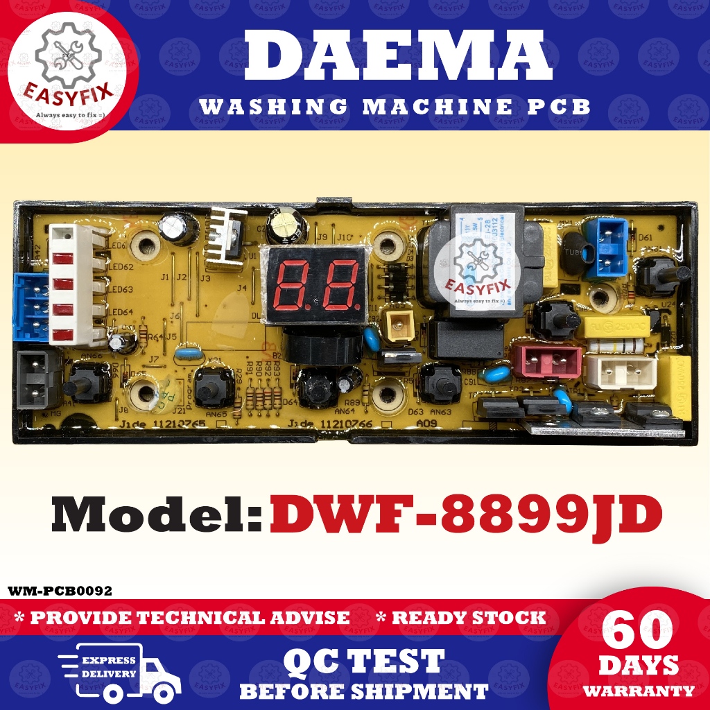 DWF-8899JD DAEMA DAEWOO WASHING MACHINE PCB BOARD (CONTROL BOARD ...