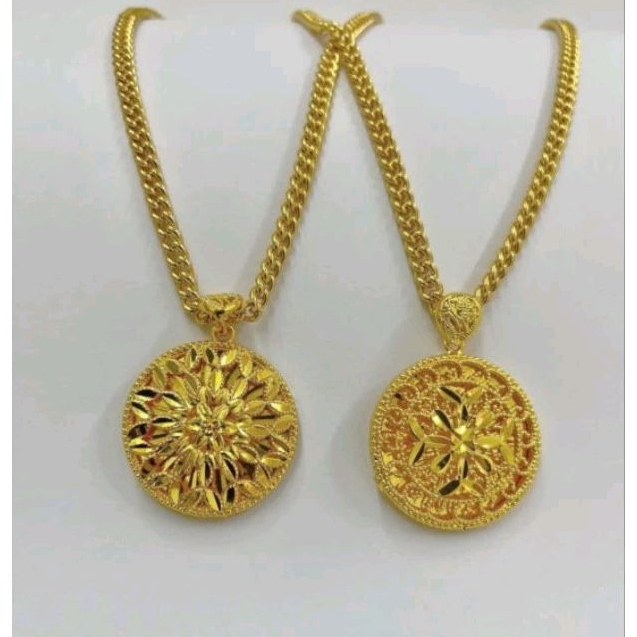Emas Sadur Korea 24k Rantai Leher + Loket 60cm/70cm/80cm Harga Borong ...