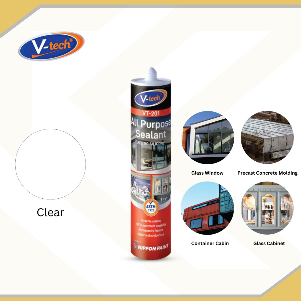 Vtech Sealant Silicone Gap Sealant Wainscoting Heavy Duty Green Sealant ...