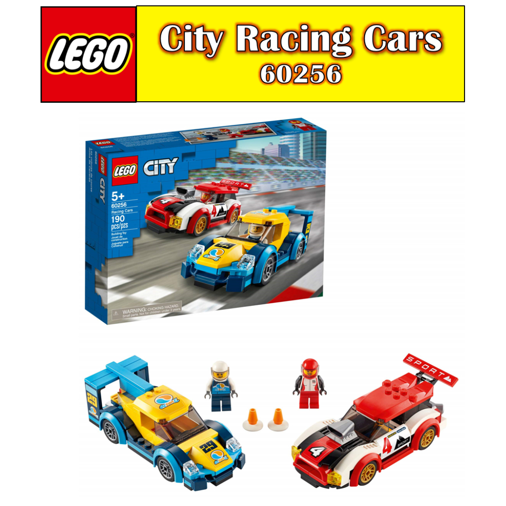 LEGO City Nitro Wheels Racing Cars (190 Pieces) 60256 Building Toys For ...
