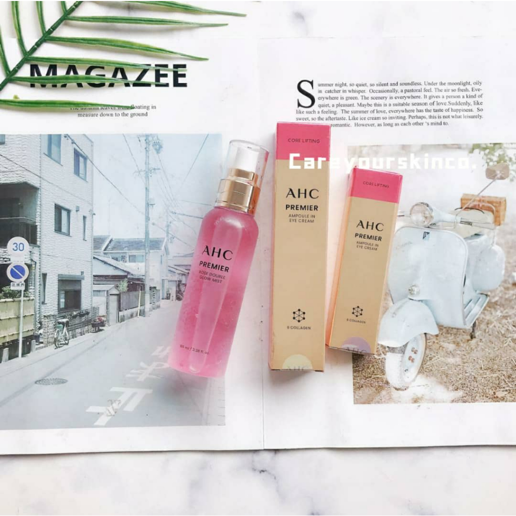 现货免运！AHC Premier Rose Double Glow Mist 100ml 玫瑰安瓶喷雾 / 2024 Premier ...