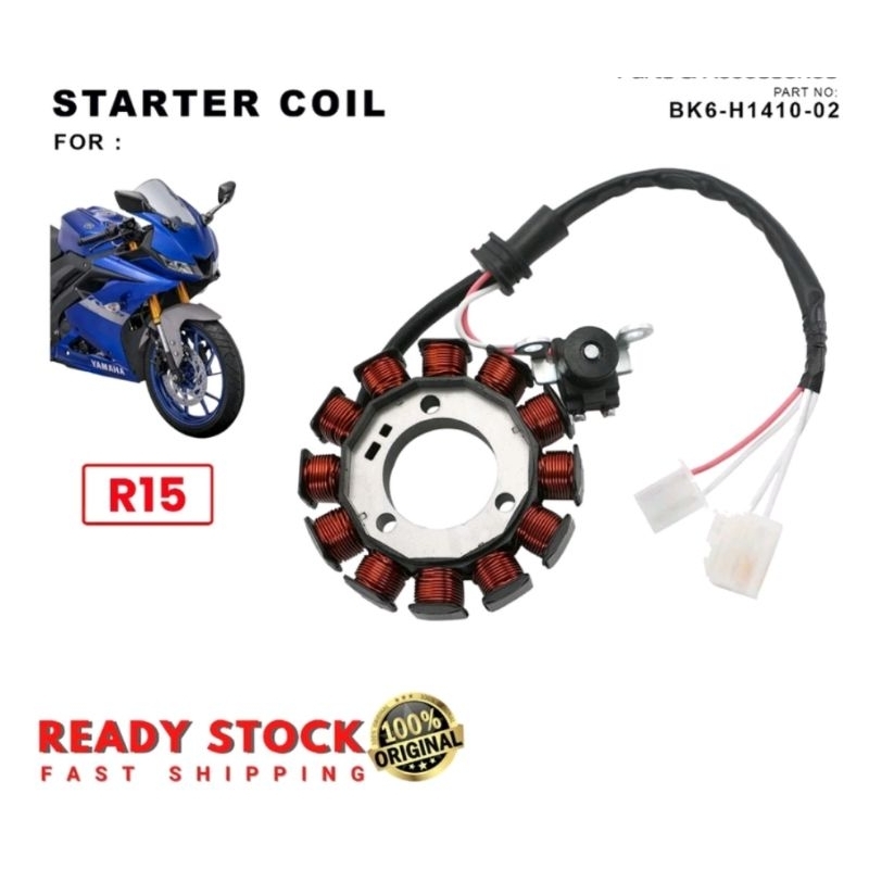 R15 MT15 FUEL COIL STATOR MAGNET COIL 100% ORIGINAL YAMAHA | Shopee ...