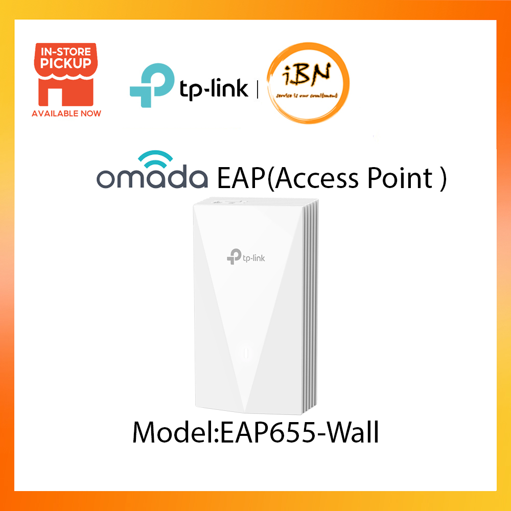 TP-Link EAP655-Wall AX3000 Wall Plate WiFi 6 Access Point @ IBN ...