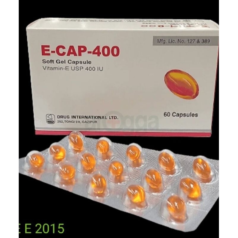 E-CAP-400 / 1 box 60 biji tablets vitamin e | Shopee Malaysia