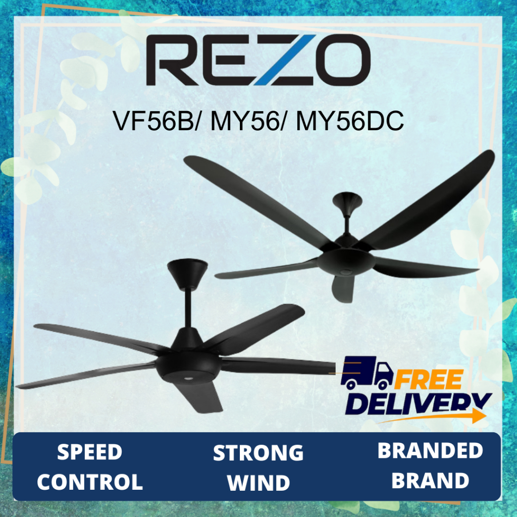 【POS OUT WITHIN 24 HOURS 】 REZO VENTUS MR56 / MY56DC / VF56 56” ceiling ...