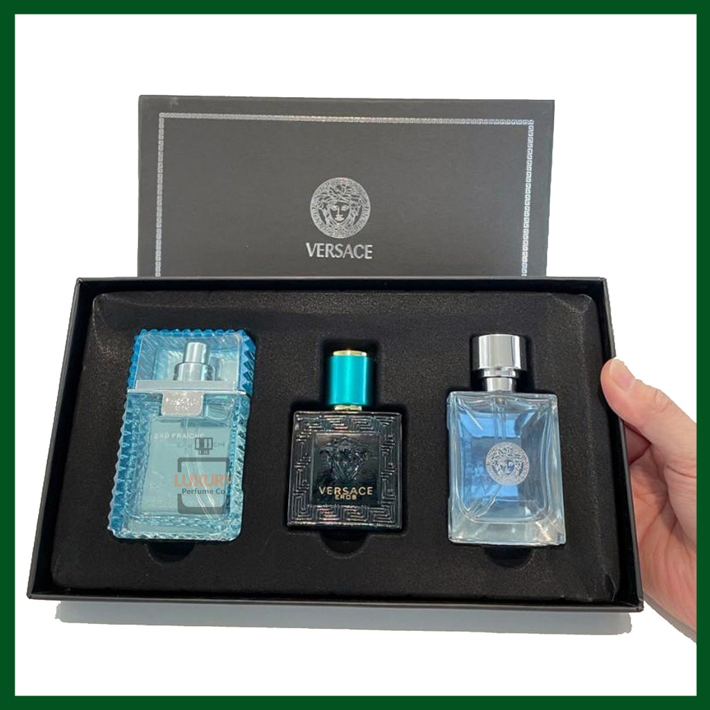 💯 Versace 3in1 Men Perfume Gift Set (3x30ml) | Shopee Malaysia