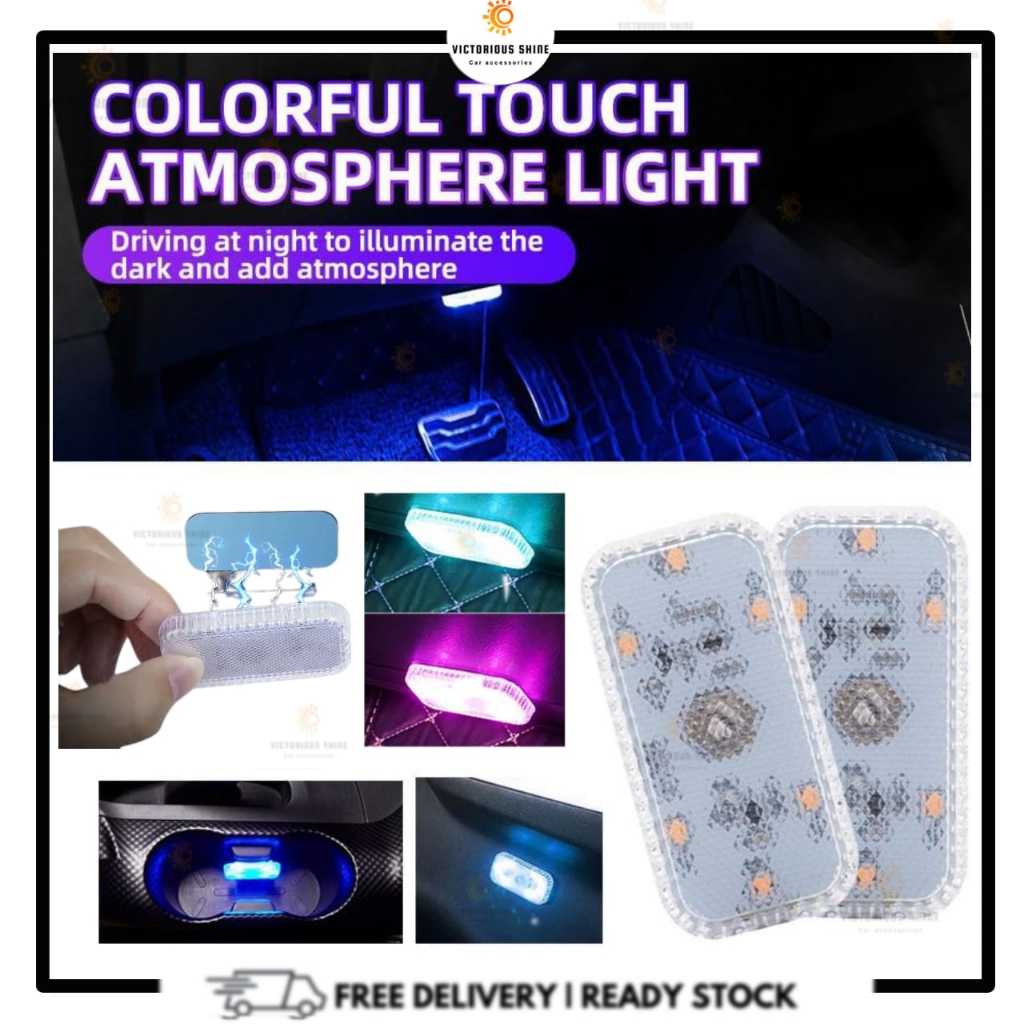 【Ready stock】Car Led Touch Light Wireless Mini Car Lamp USB ...