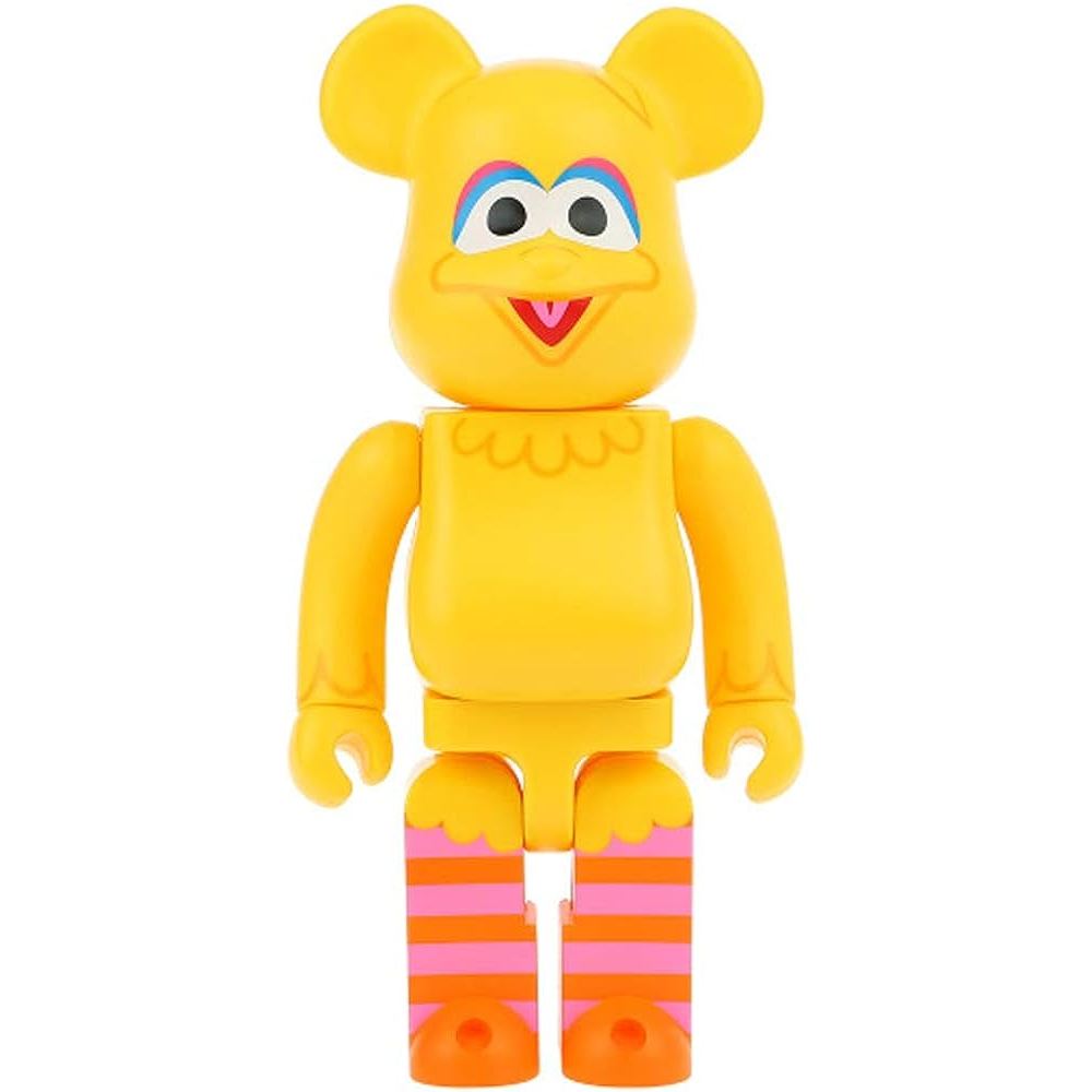 BearBrick The Famous Sesame Street elmo big bird yellow medicom toy ...
