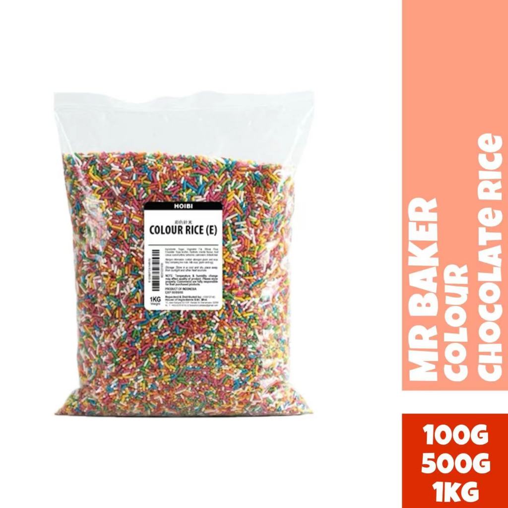 Colour Chocolate Rice / Warna Coklat Urai Coklat Rice Tabur Choc Rice ...