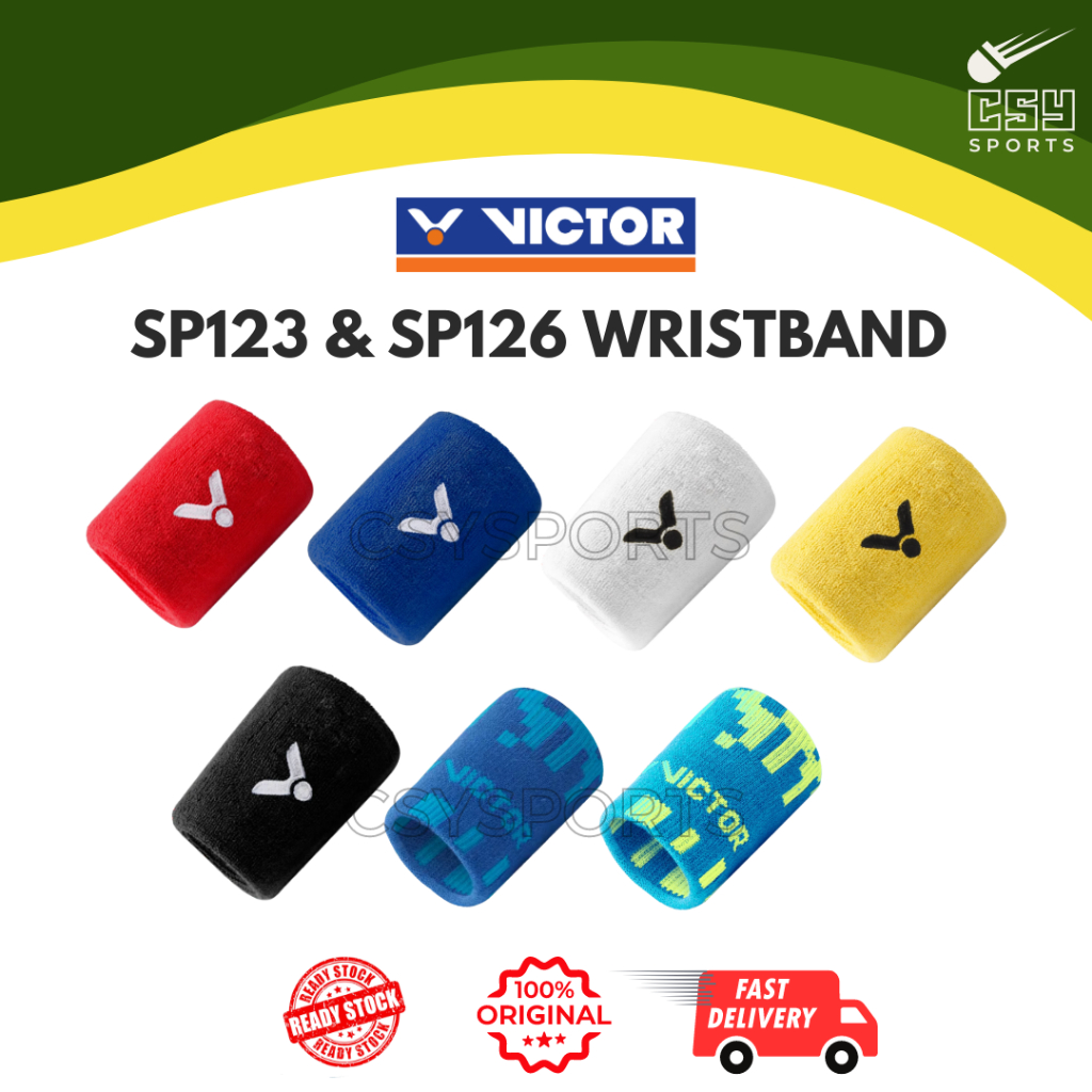 [100% ORI] VICTOR Sports Wristband SP123 & SP126 | Shopee Malaysia