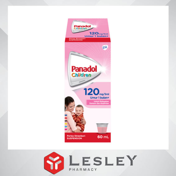 Panadol Children Suspension 120mg/5ml (Strawberry) 60ml | Shopee Malaysia