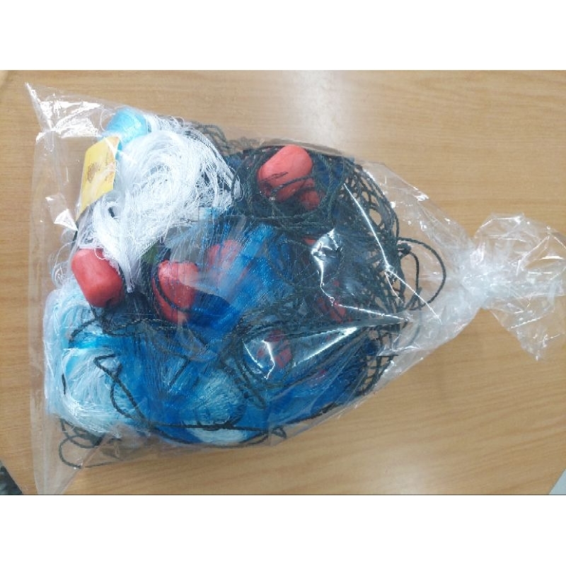 Pukat Jaring Apollo 3 Lapis /3 layer fishing net (udang dan ikan) 015mm x 1 1/2" x 50MD x 1510ml ...