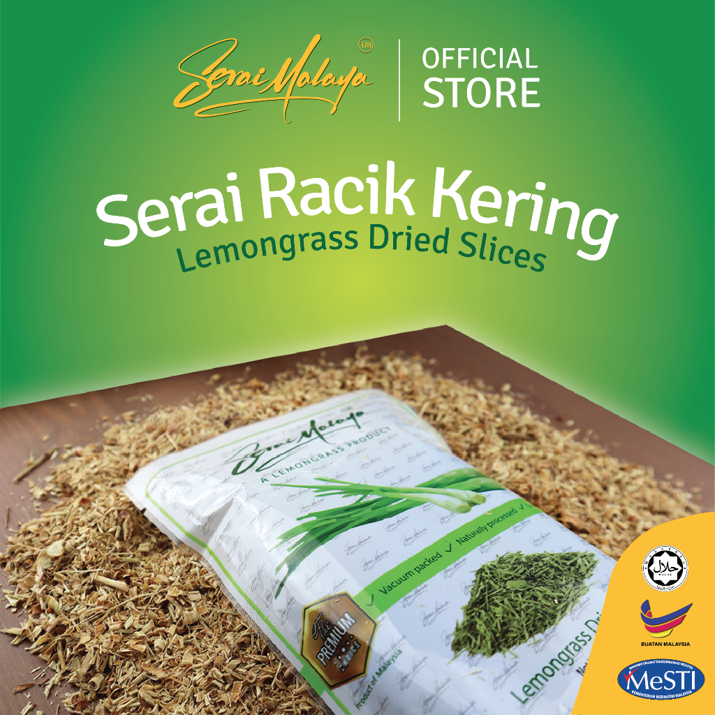 Serai Racik Kering | Dried Lemongrass Slices (Serai Malaya) | Shopee Malaysia