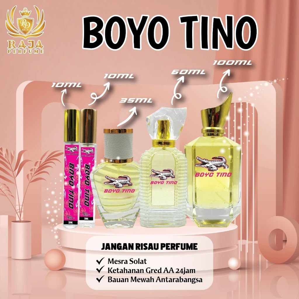 Raja Perfume Boyo Tino Perfume Men 60ML | Shopee Malaysia
