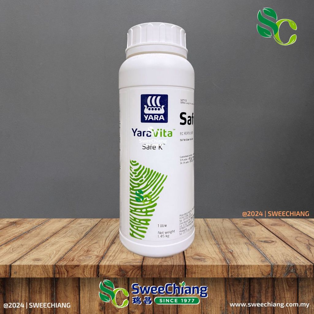 YARA YaraVita Safe K 1L Chloride-Free High K Potassium Foliar Fertilizer高钾叶面肥料Vita Baja Potash ...