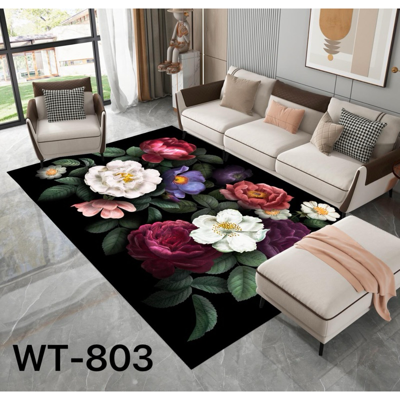 6XL(200x300cm)KARPET 3D VELVET 5D carpet besar ruang tamu/bilik/ruang ...