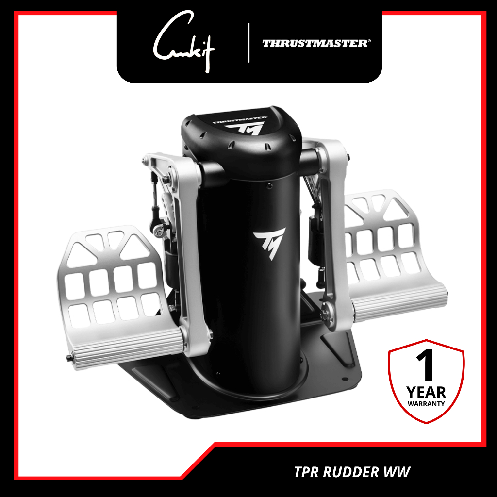 06.06 SALE 】Thrustmaster TPR PENDULAR RUDDER Pedal PC Flight Simulator ...