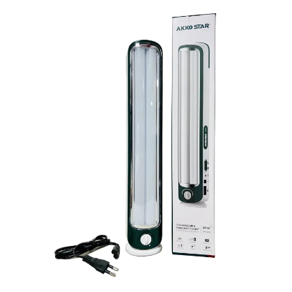 AKKO STAR Dual LED Rechargeable Emergency Light 44w AK-5508 | Shopee ...