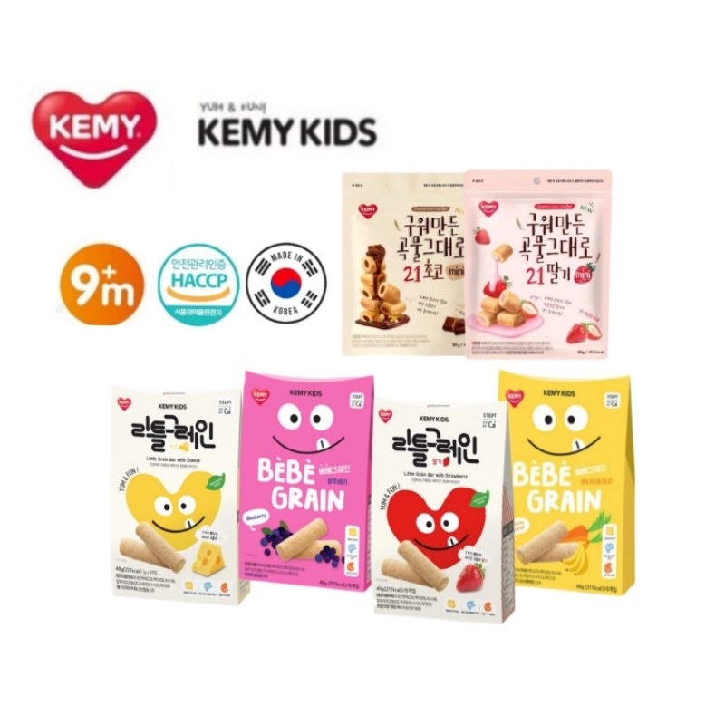 KOREA Baby Food/ Snacks KEMY Kids Bebe Grain Stick 40g (5g x 8) Finger ...
