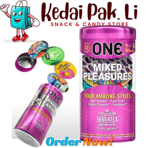 [KPL] ONE Condom Mixed Pleasures (12 pack/tin) | Shopee Malaysia