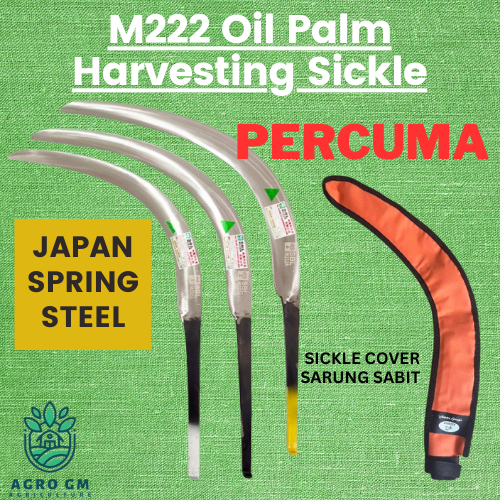 (WHITE) M222 Oil Palm Harvesting Sickle/ Sabit Egrek sawit NSM (Harvest ...