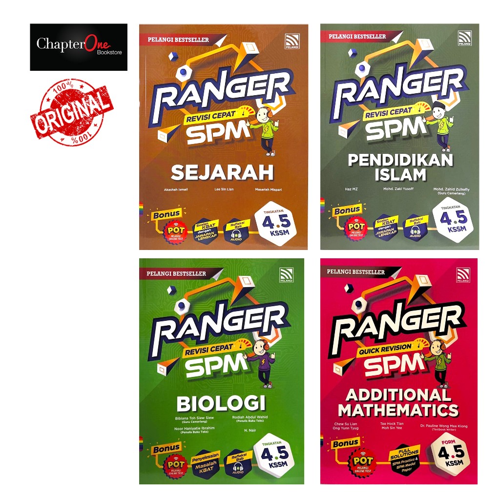 [Pelangi] Ranger Revisi Cepat SPM KSSM | Tingkatan 4, 5 (2024) | Shopee ...